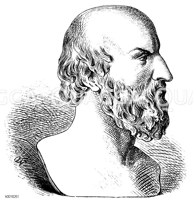 Äschylos, Aischylos (geb. 525 v. Chr., gest. 456 v. Chr.), griechischer ...