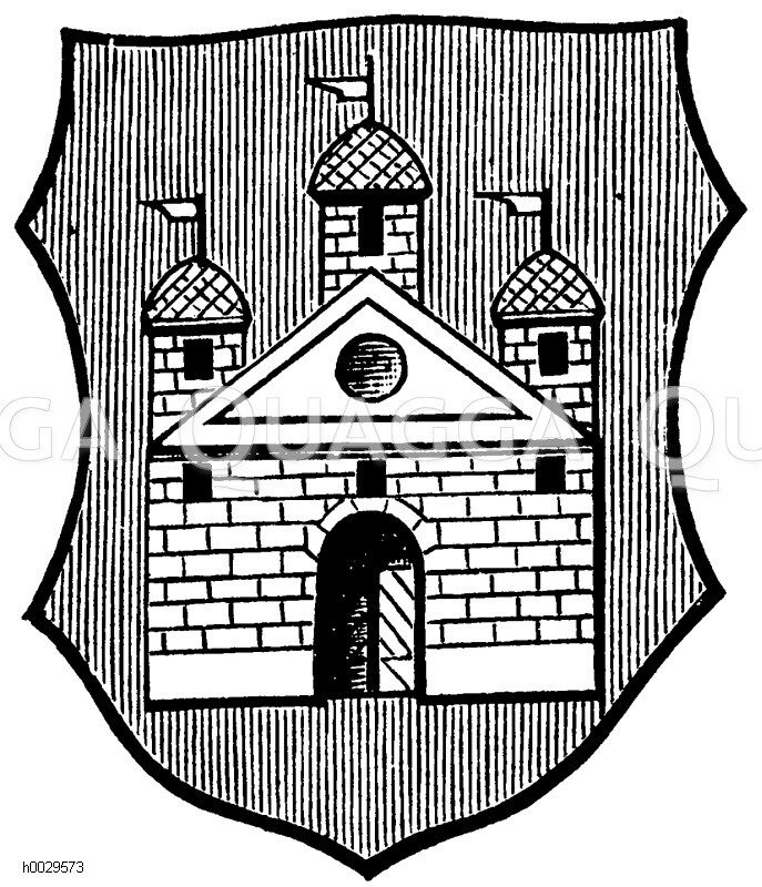 Wappen von Waldenburg in Sachsen