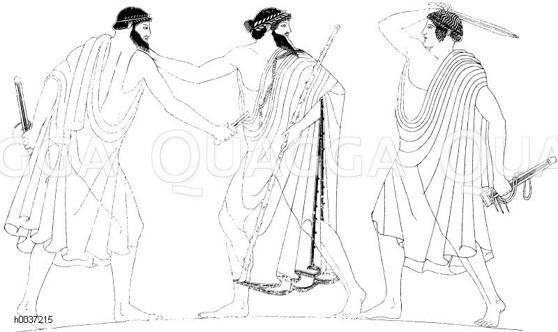 Ermordung des Hipparchos durch Harmodios und Aristogeiton - Quagga ...