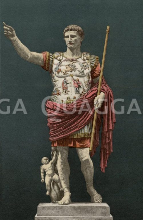 Augustus (geb. 23. September 63 v. Chr., gest. 19. August 14 n. Chr ...