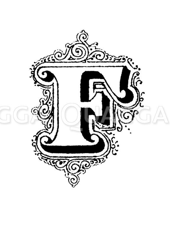 Buchstabe F, Römische Schrift