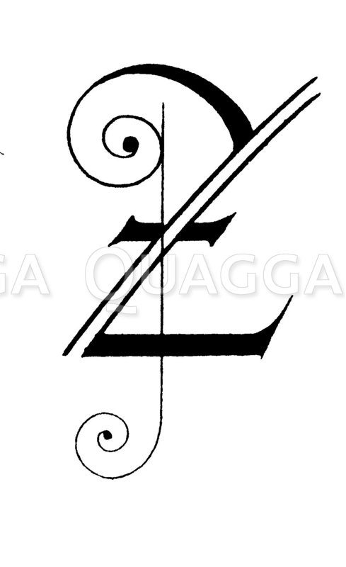 Buchstabe Z - Bildkategorie - Quagga Illustrations Bilddatenbank