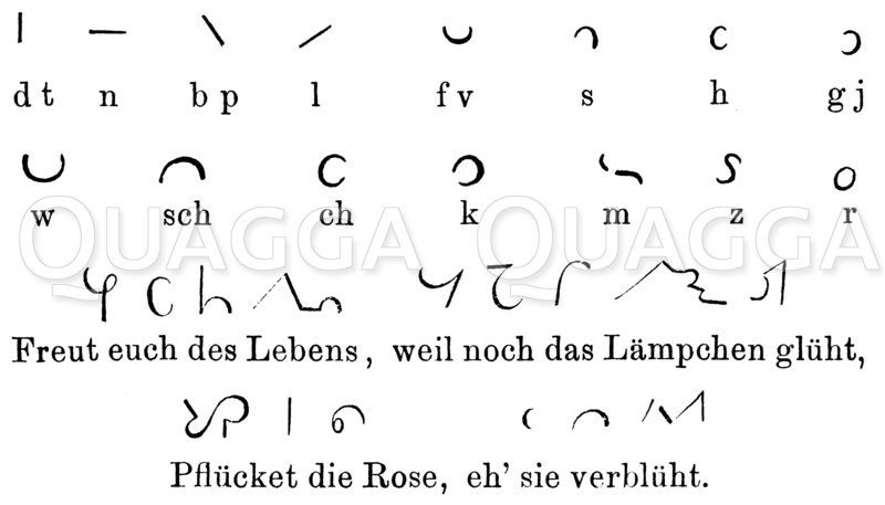 Stenographie. Horstik, 1797