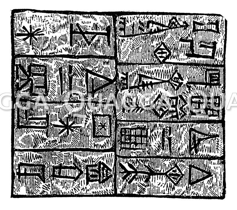 Hieratische Schriftart – Hieroglyphen Beispiele – HZBCI