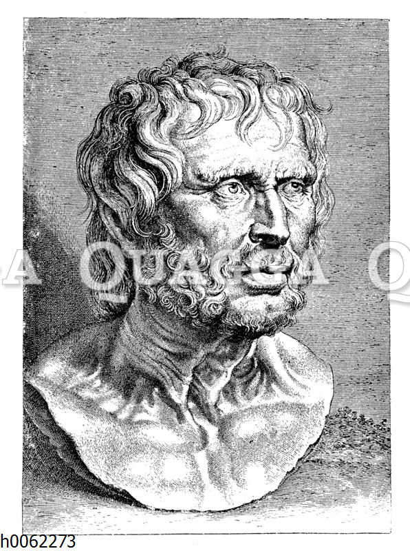 Angebliche Büste des Seneca - Quagga Illustrations