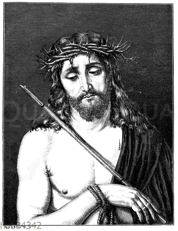 Ecce homo. Von Andrea Solario. Mailand, Museum Poldi-Pezzoli.